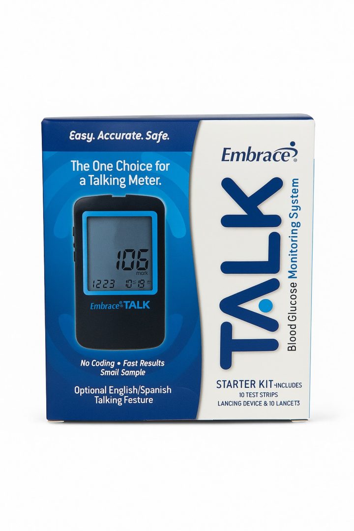 GLUCOMETRO EMBRACE TALK – Medicalfront